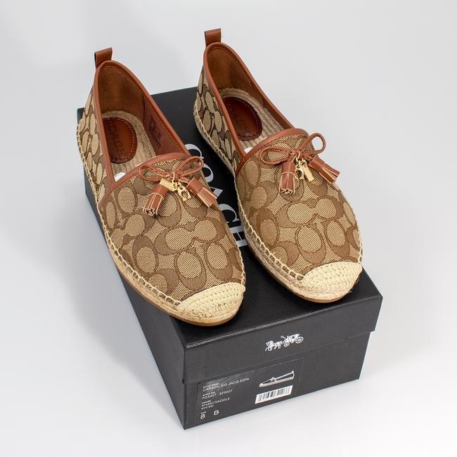 Coach Women's Carson Signature Jacquard Espadrille Loafers - Khaki ...