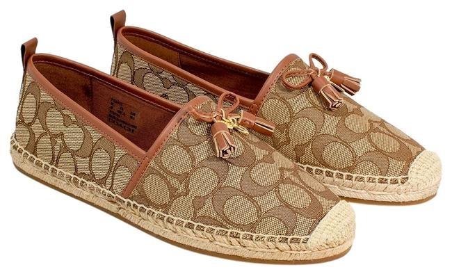 Coach Women's Carson Signature Jacquard Espadrille Loafers - Khaki ...