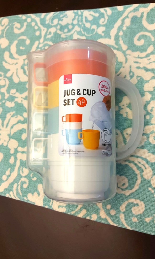Daiso Jug & cup set, Babies & Kids, Nursing & Feeding, Weaning ...