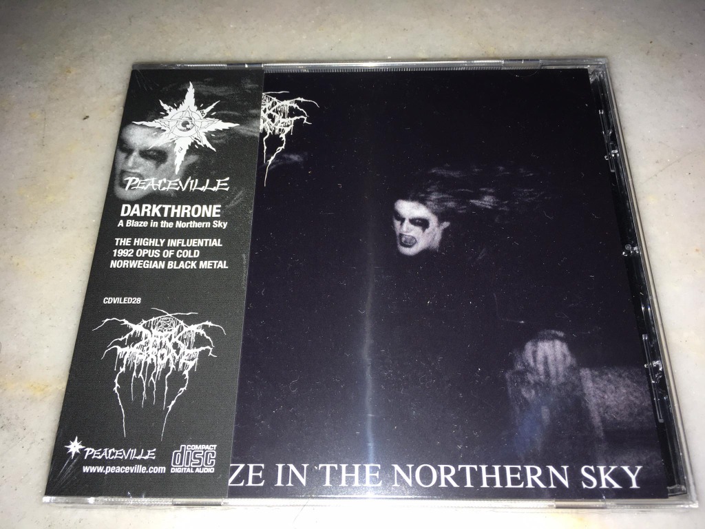 DARKTHRONE A Blaze In The Northern Sky Official Imported CD Behemoth ...