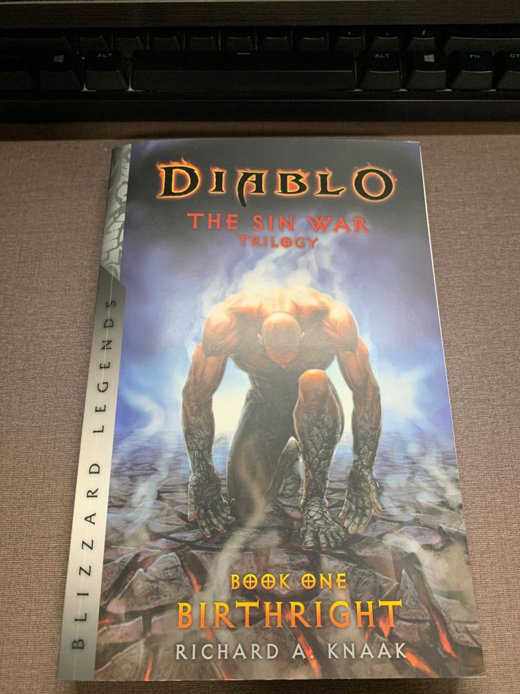 Diablo The Sin War Trilogy (Book 1 - Birthright), Hobbies & Toys, Books ...