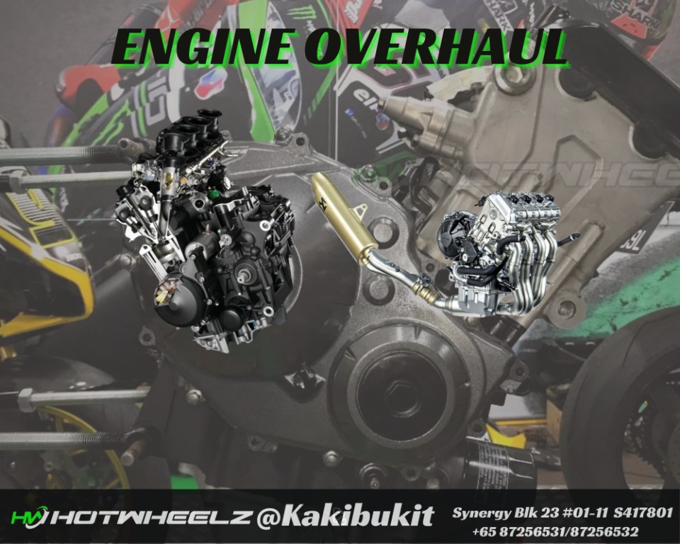 ENGINE WORKS-TOP OVERHAUL,FULL OVERHAUL, Motorcycles, Motorcycle ...