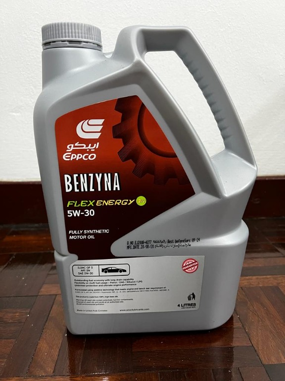 EPPCO Benzyna Flex Energy 5W-30 Fully Synthetic Motor/Engine Oil, Auto ...