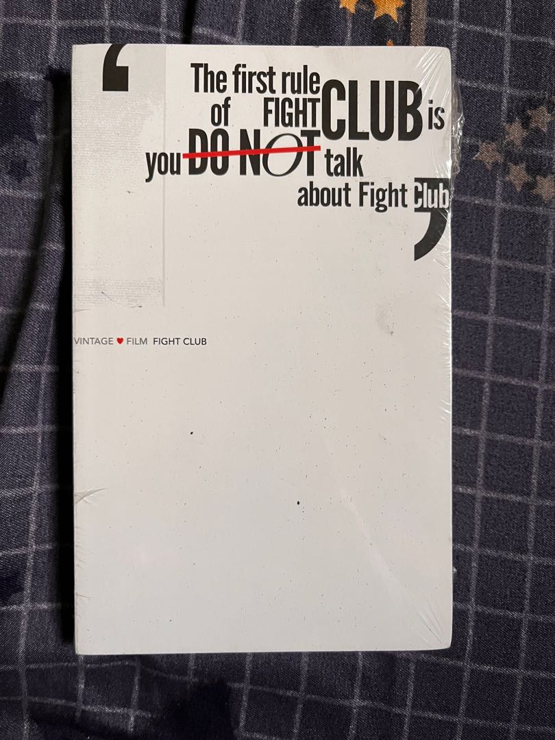 Fight Club (Chuck Palahniuk), Hobbies & Toys, Books & Magazines ...