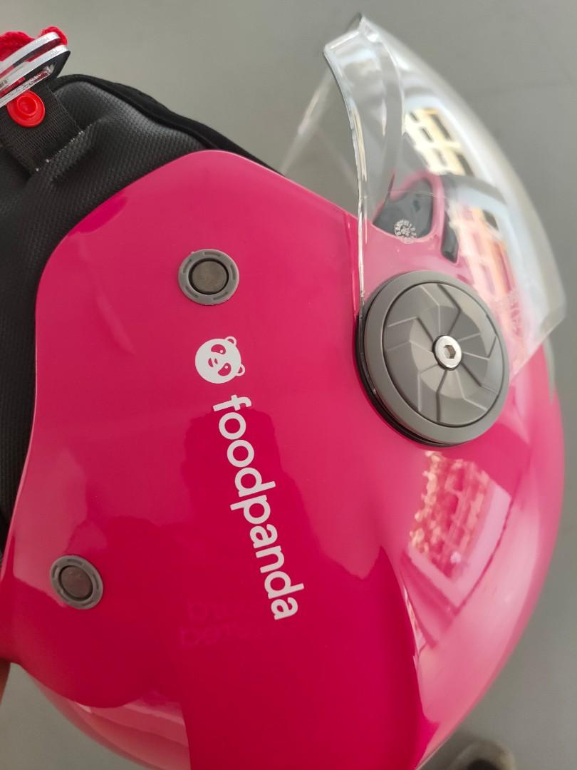 Foodpanda helmet, Motorcycles, Motorcycle Accessories on Carousell