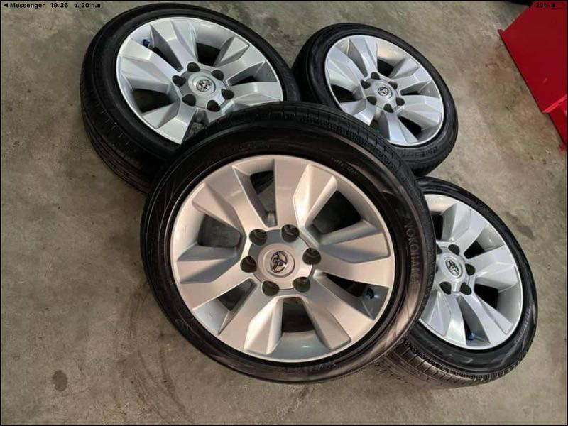 Toyota Hiace 17” Prado Rims , Car Accessories, Tyres & Rims on Carousell