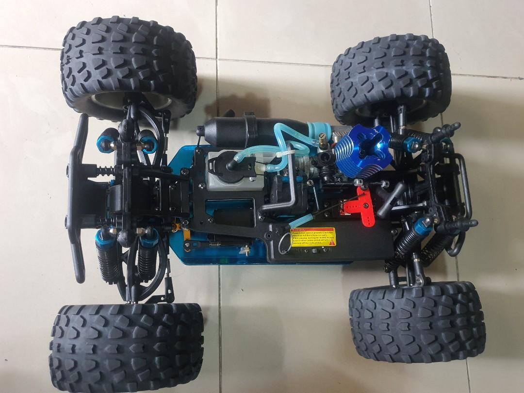 HSP 94188 1/10 scale Nitro Monster Truck, RTR, Like New, Hobbies & Toys ...