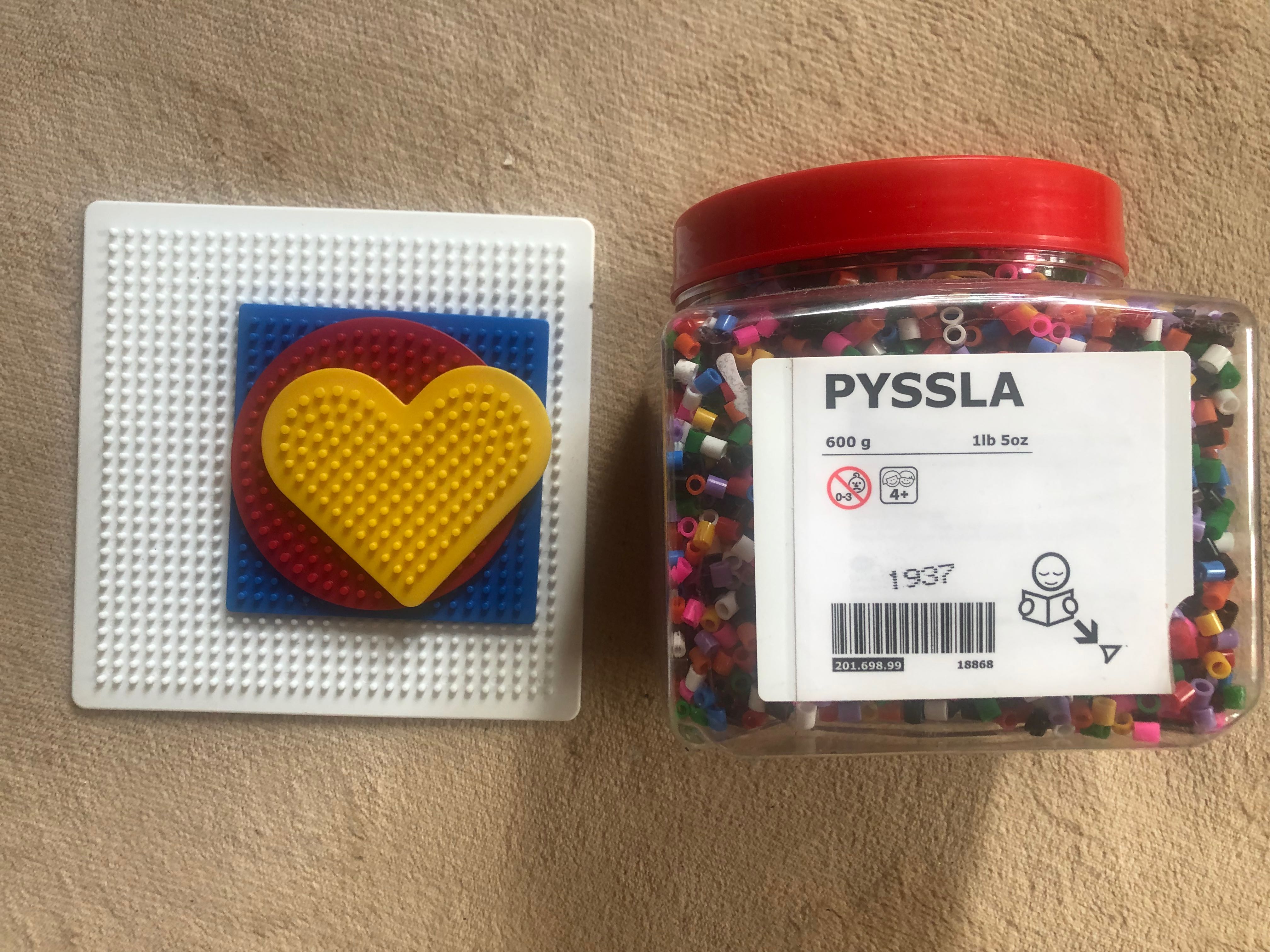 ikea pyssla, 興趣及遊戲, 玩具 & 遊戲類 - Carousell