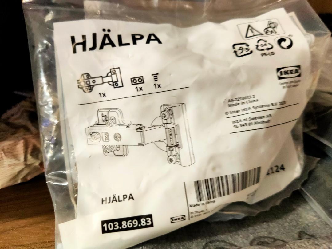Ikea soft closing hinge for Hjalpa series, Furniture & Home Living ...
