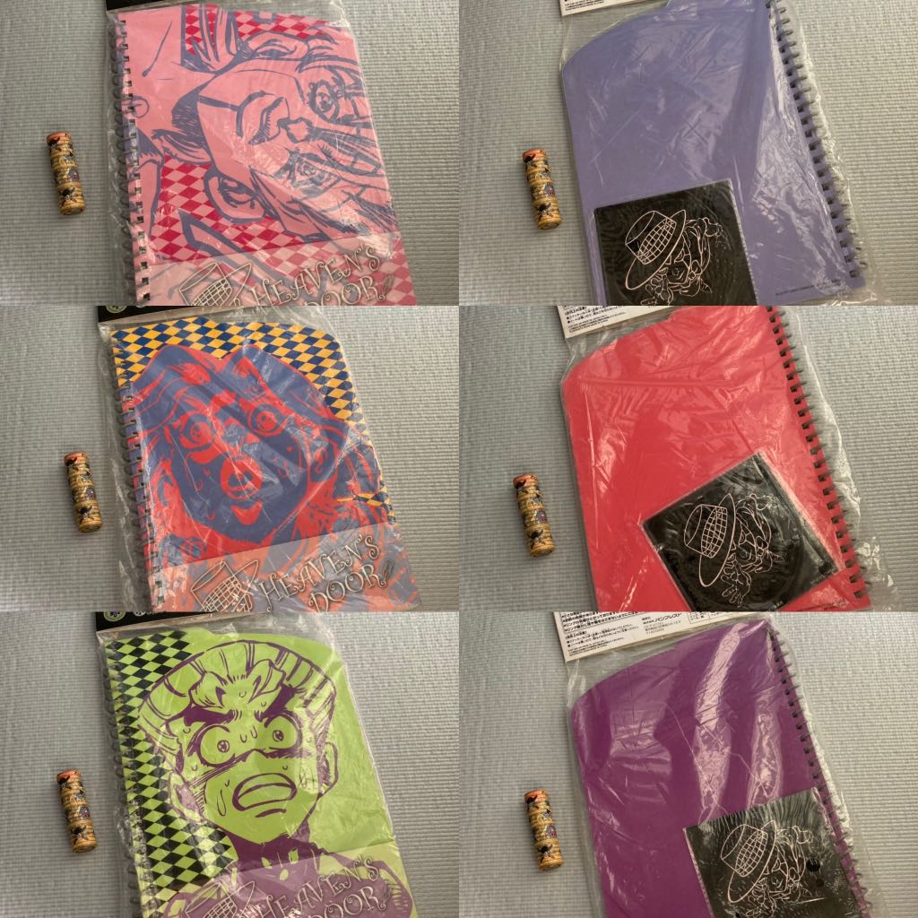 Jojo Bizarre Adventure Notebook and Stickers Set, Hobbies & Toys, Toys ...