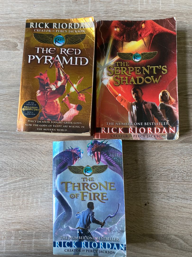 Kane chronicles - rick riordan set, Hobbies & Toys, Books & Magazines ...