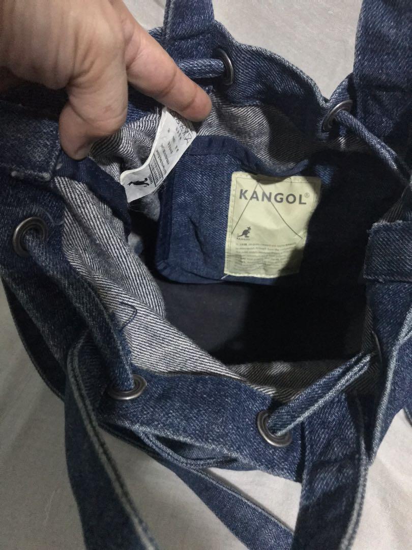 Kangol Denim Bucket Crossbody Bag, Women's Fashion, Bags & Wallets ...