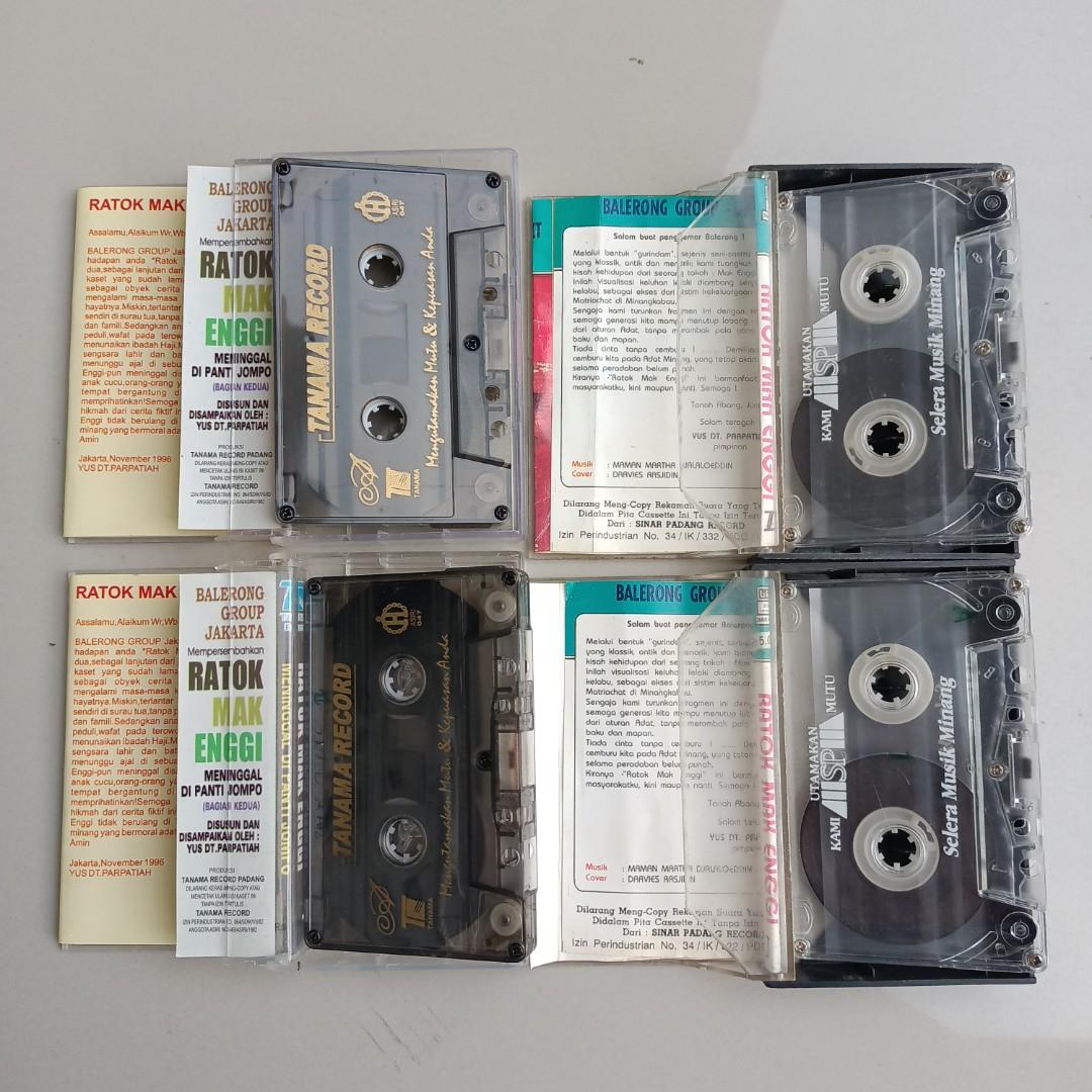 Kaset Pita Tape Koleksi Jadul Balerong Group Jakarta Ratok Mak Enggi ...