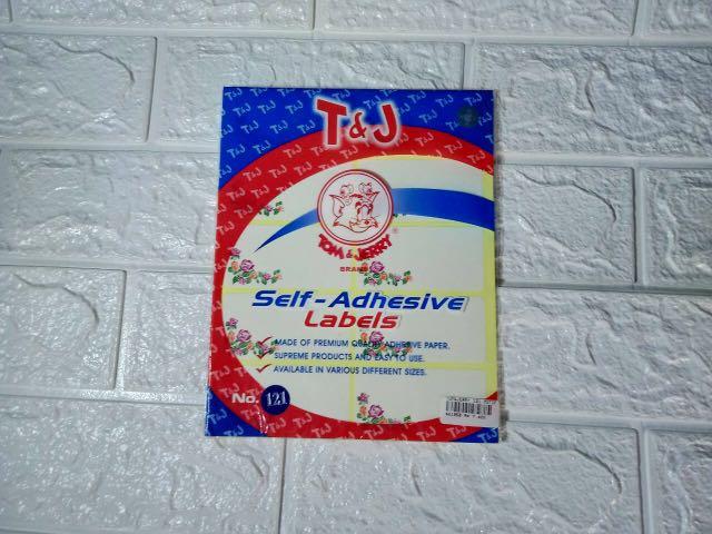 LABEL TOM & JERRY NO.121 STICKER - BUNGA, Buku & Alat Tulis, Alat Tulis ...