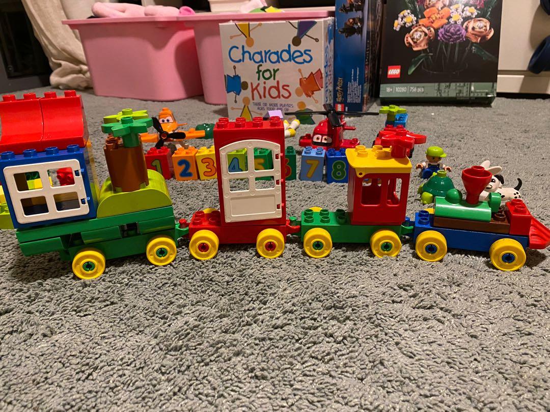 Selling 2 sets: Lego Duplo Number Train set + Duplo transportation set ...