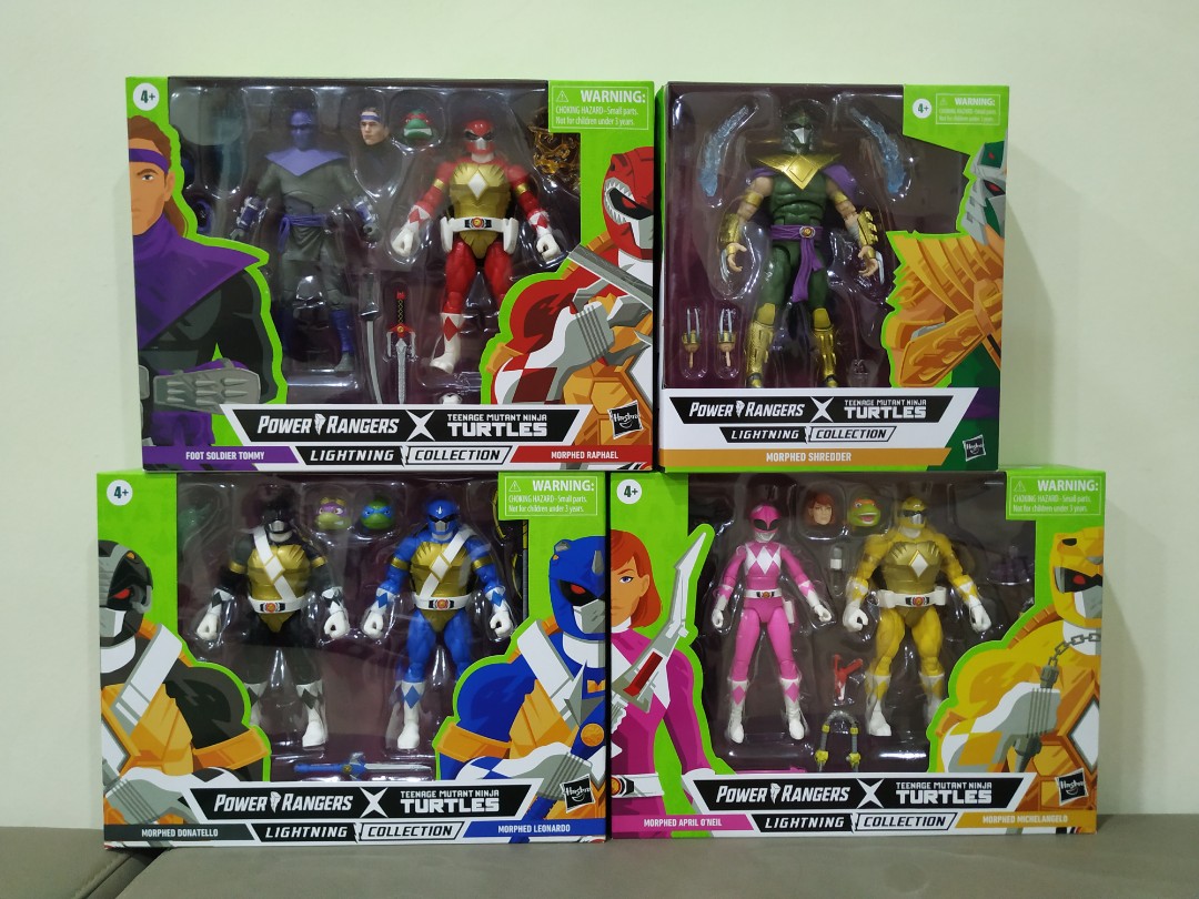 Lightning Collection TMNT X Power Rangers Full Set Figures, Hobbies ...