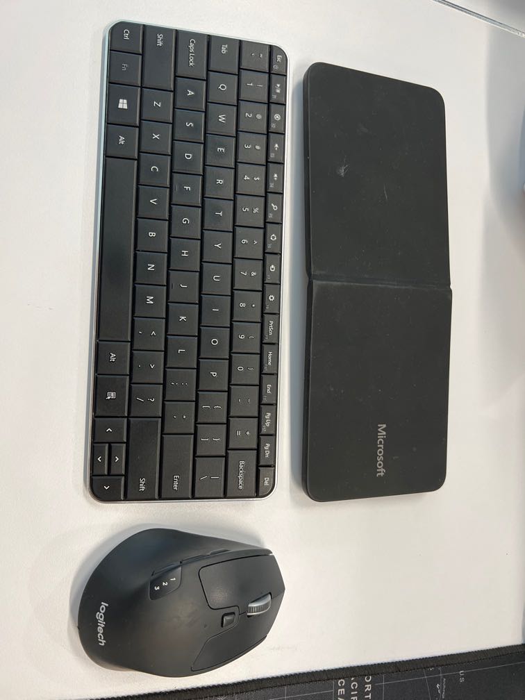 Logitech mouse triathlon M720 / Microsoft keyboard, Computers & Tech ...