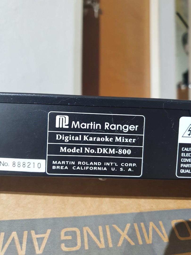 MARTIN RANGER DKM-800 Professional Karaoke Mixer, Audio, Soundbars ...