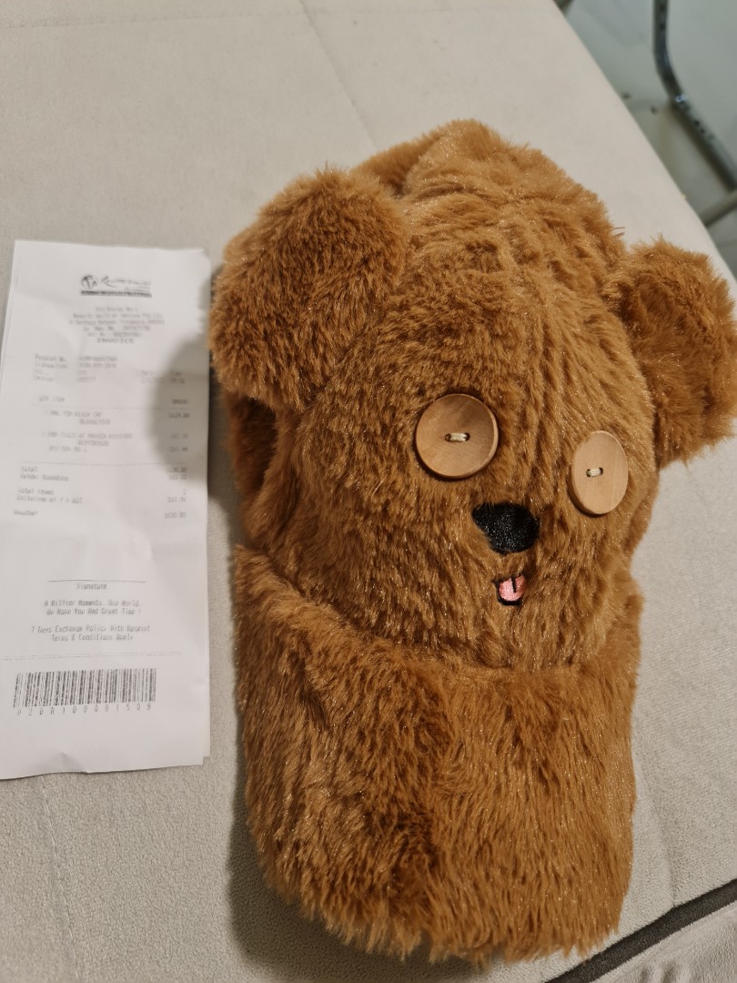 Minion Terry bear Tim plush cap original USS receipt, Hobbies & Toys ...