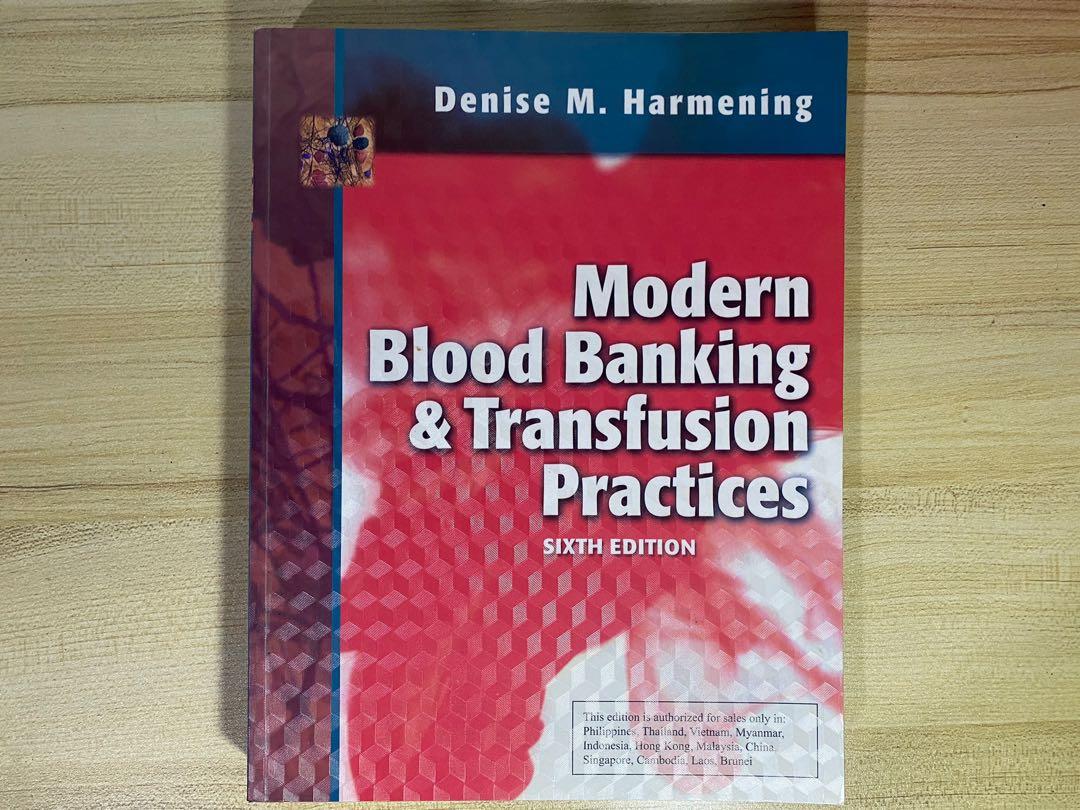 Modern Blood Banking and Transfusion Practices 6th Edition by Harmening ...