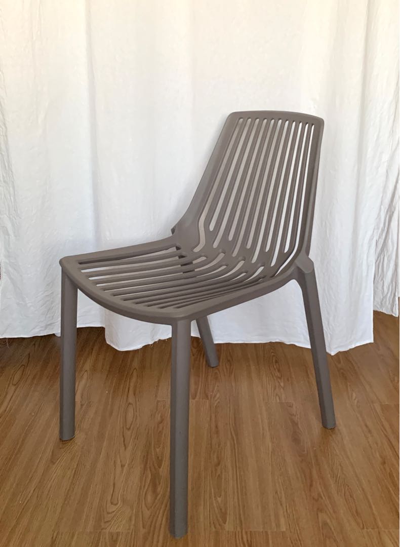 Modern Neutral Desk/ Dining Chair, Furniture & Home Living, Furniture ...