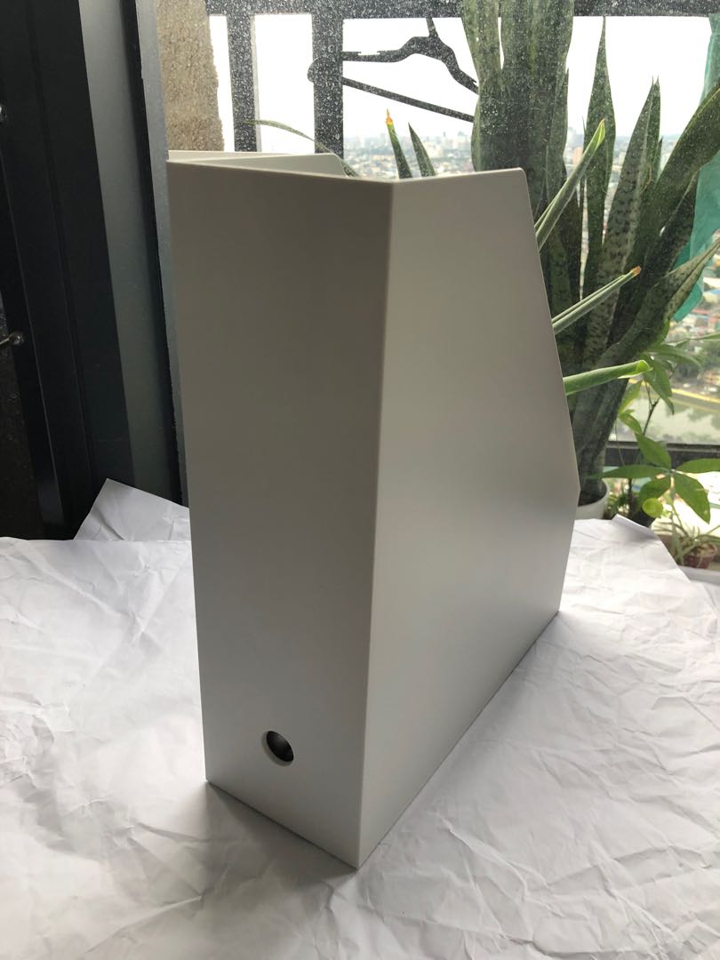 Muji file stand box, Furniture & Home Living, Home Improvement ...