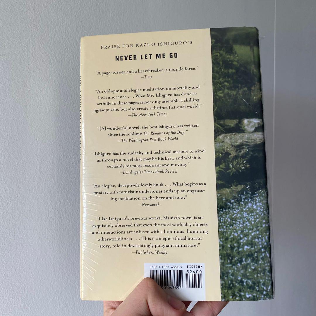 Never Let Me Go by Kazuo Ishiguro (2005 US Hardcover Edition), Hobbies ...