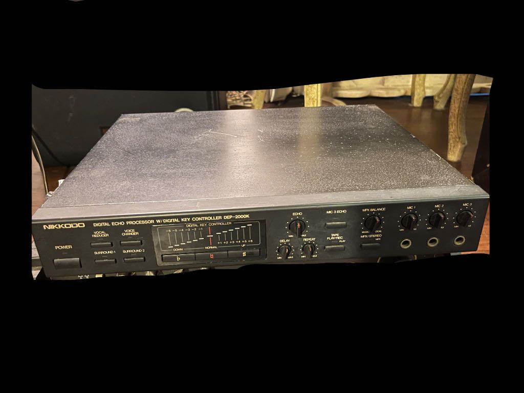 NIKKODO DEP-2000K Digital Echo Processor w Digital Key Controller ...