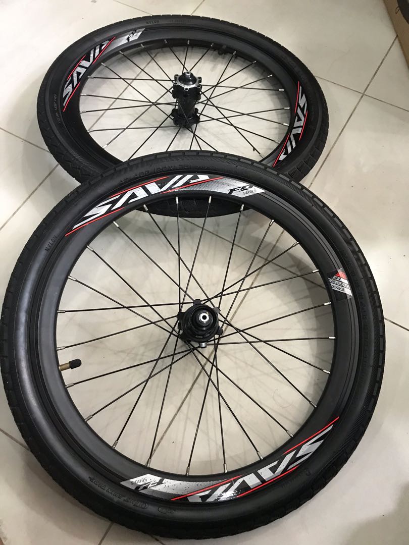 Original 20” wheel set SAVA Z1, Sports Equipment, Bicycles & Parts ...