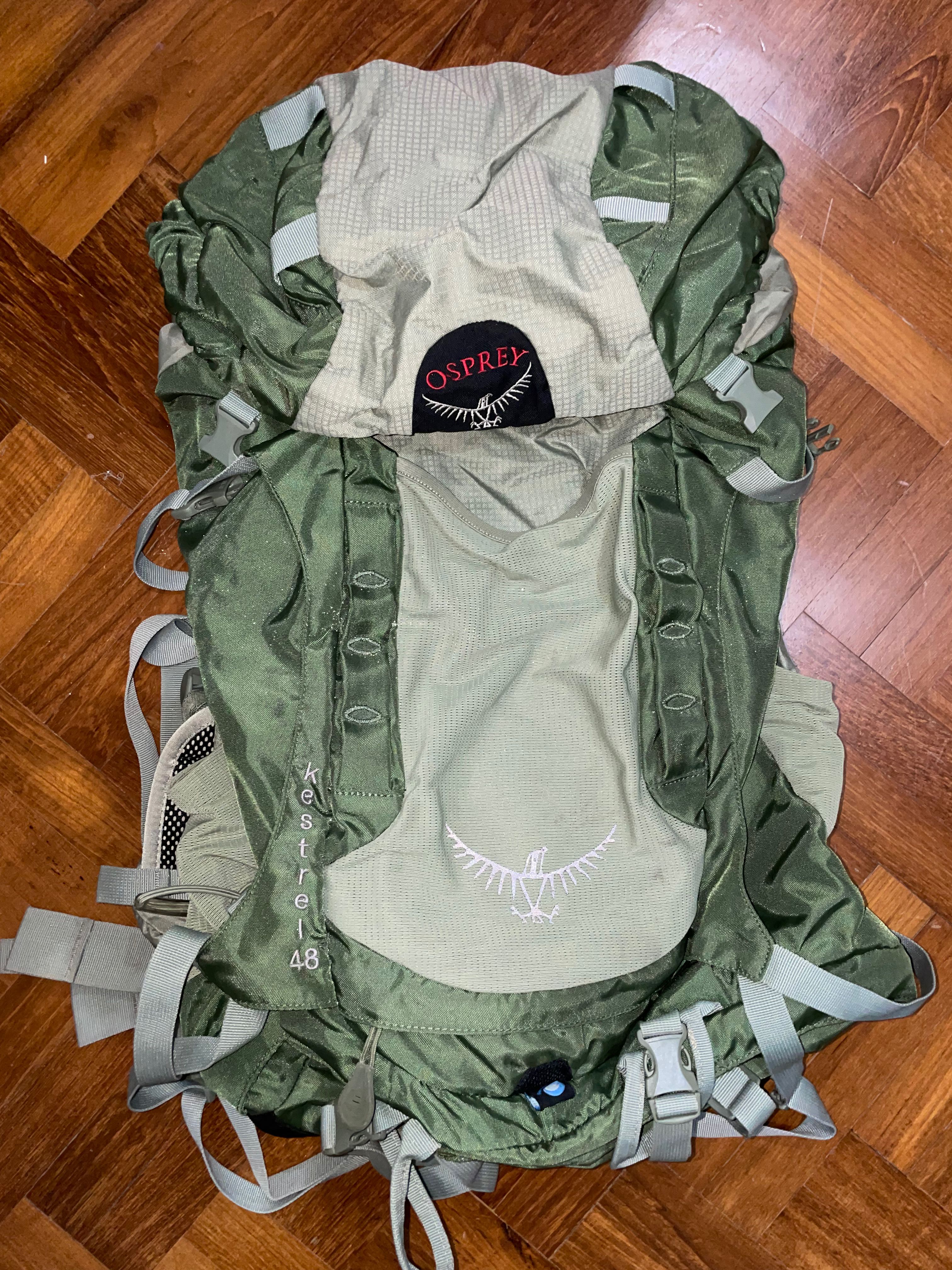 Osprey Kestrel 48 hiking backpack, Men's Fashion, Bags, Backpacks on ...