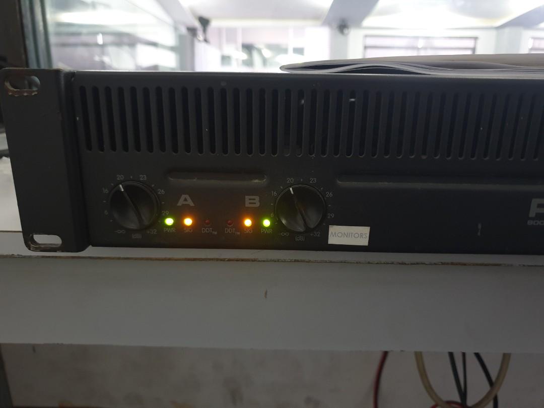 Peavey Amplifier PV 900 + Meiji Step Down Transformer ST-1000 (Both ...