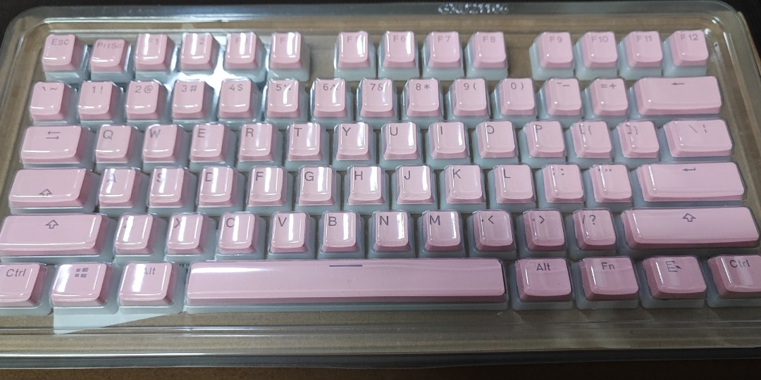 PINK PUDDING KEYCAPS, Computers & Tech, Parts & Accessories, Computer ...