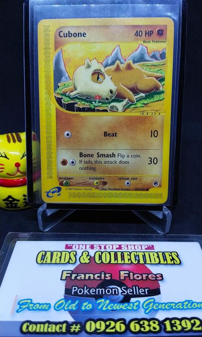 Pokemon Card - CUBONE #103 (EXPEDITION) YEAR 2002, Hobbies & Toys, Toys ...