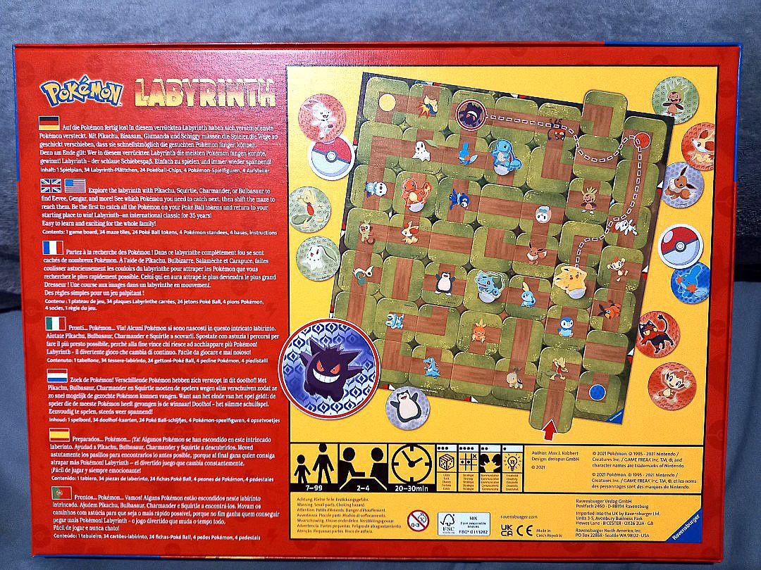 Pokemon Labyrinth Board Game [Authentic], Hobbies & Toys, Toys & Games ...