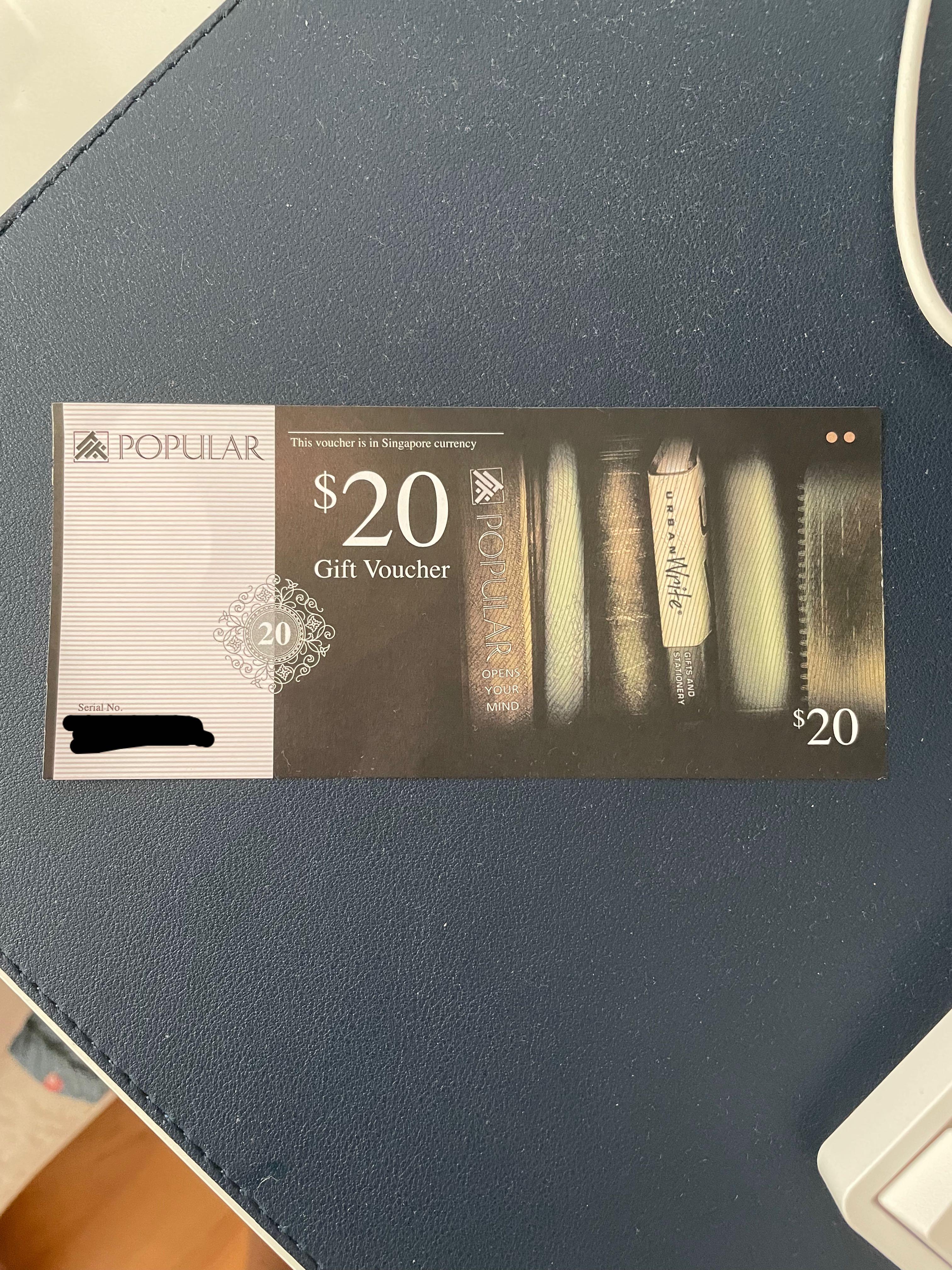 Popular Book Store Voucher, Tickets & Vouchers, Vouchers on Carousell