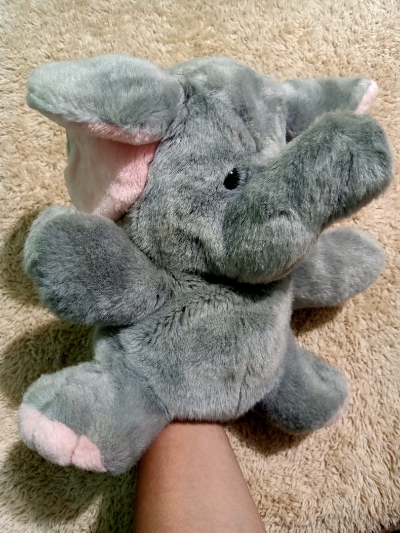 REALISTIC ELEPHANT HAND PUPPET, Hobbies & Toys, Toys & Games on Carousell