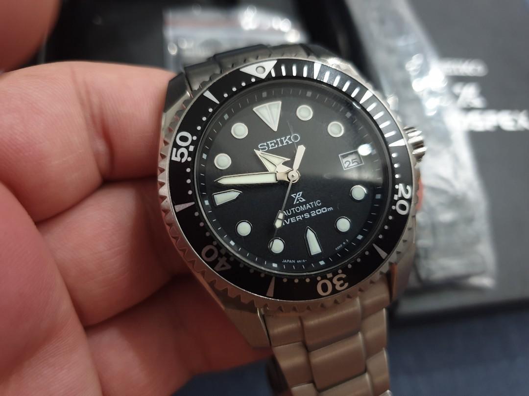 Seiko Japan Shogun SBDC029 Titanium Prospex sbdc 029 Watch not samurai king skx tuna turtle, Men ...