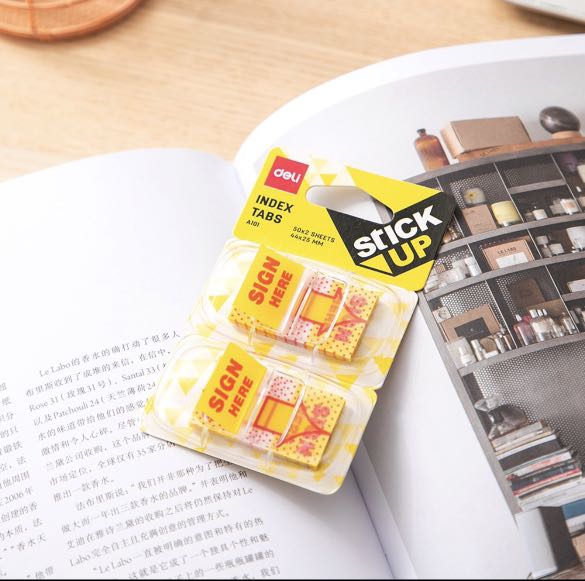 Sign Here Tab, Hobbies & Toys, Stationary & Craft, Art & Prints on ...