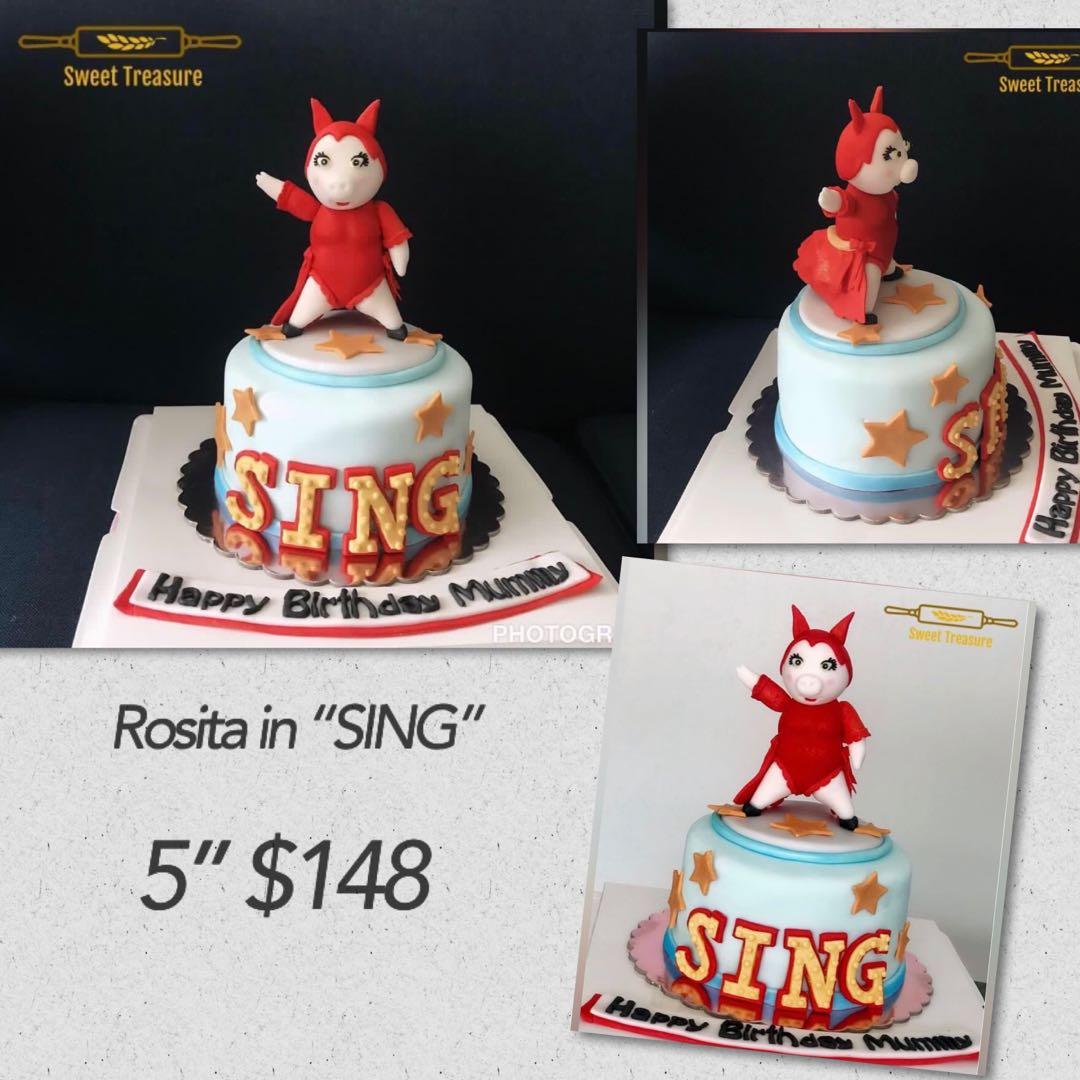 SING movie theme customized cake, Food & Drinks, Homemade Bakes on ...