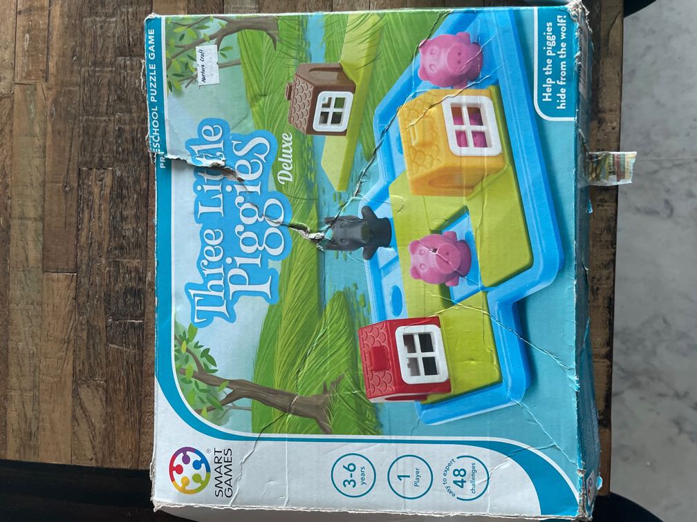 smart games- 3 little piggies deluxe, Hobbies & Toys, Toys & Games on ...