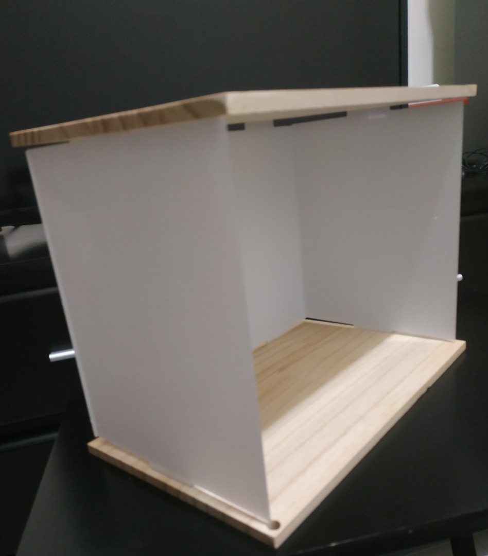 Spare Parts Display Case Acrylic Wood, Furniture & Home Living, Home ...