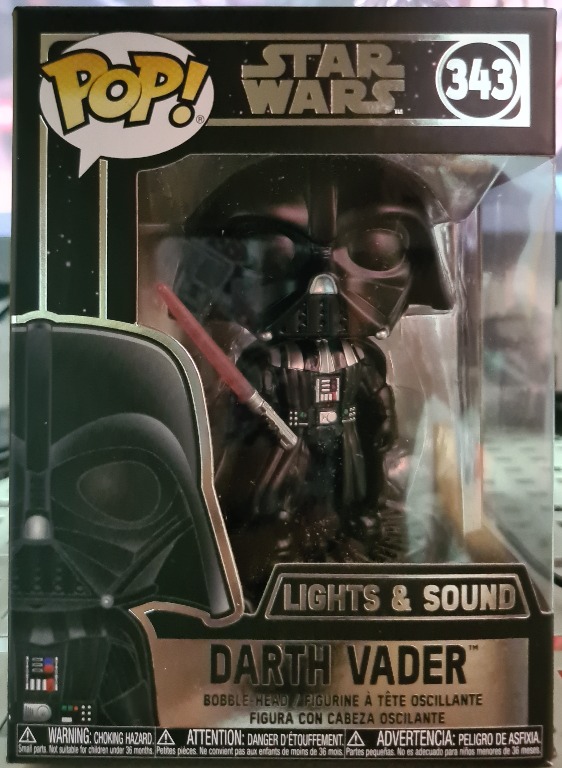 Star Wars: Darth Vader Electronic Lights & Sound Funko Pop #343, Hobbies & Toys, Toys & Games on ...