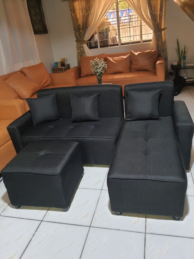 Super sale on hand mini L shape sofa., Furniture & Home Living ...