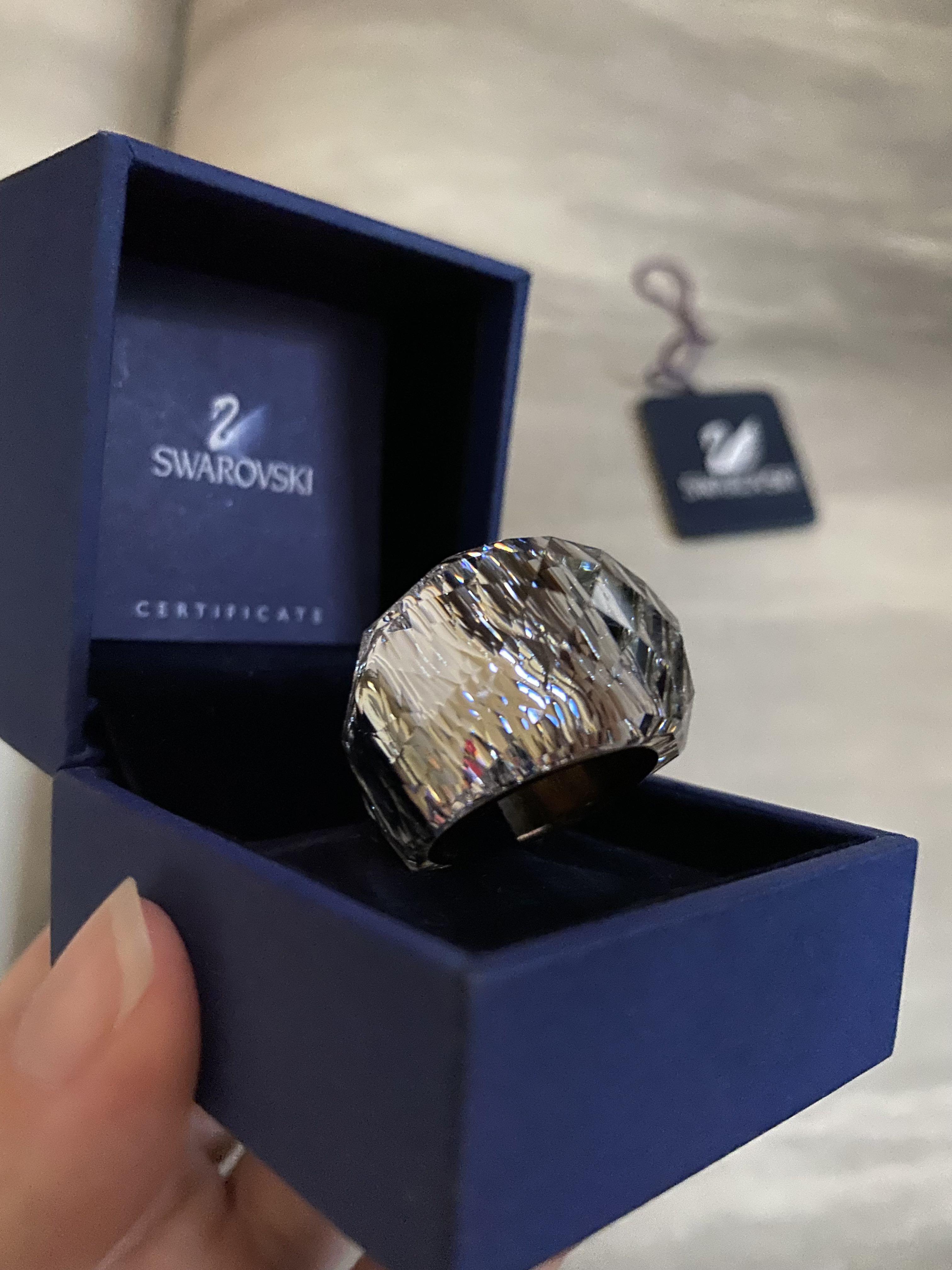 Swarovski Legendary Nirvana Silver Crystal Ring., Women's Fashion, Jewelry & Organisers, Rings ...