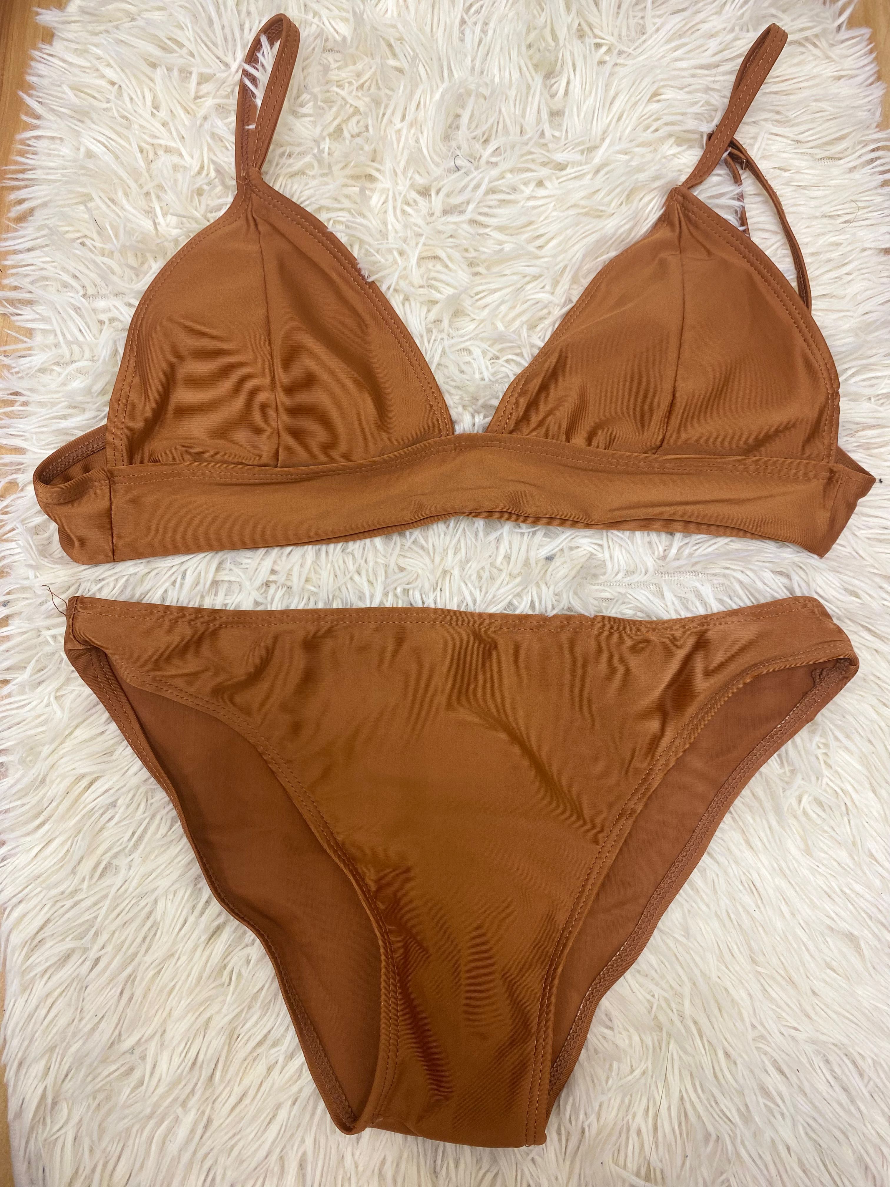 Swimsuit in Rust color, Women's Fashion, Swimwear, Bikinis & Swimsuits ...