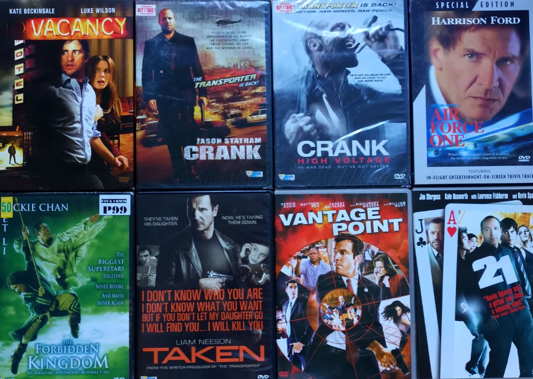 Take all original action-thriller DVD movies, Hobbies & Toys, Music ...