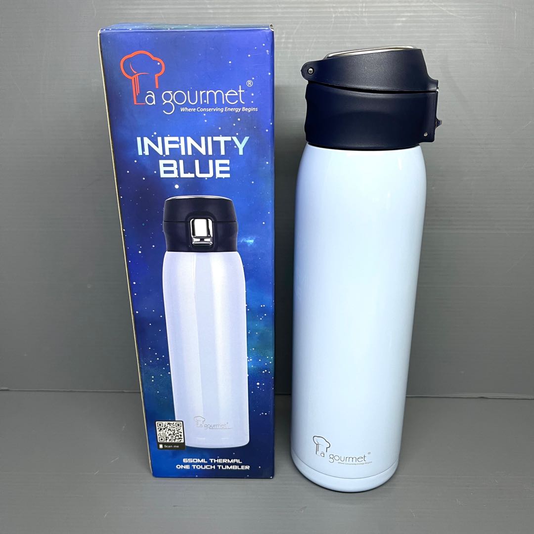 TM-LA GOURMET Infinity Blue 650ml, Furniture & Home Living, Kitchenware ...