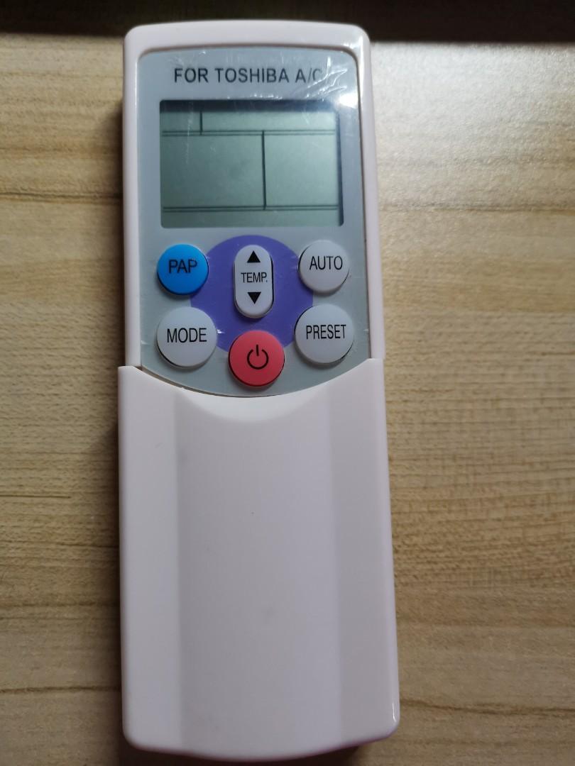 Toshiba Aircon remote control WC-H2UE, TV & Home Appliances, Air ...