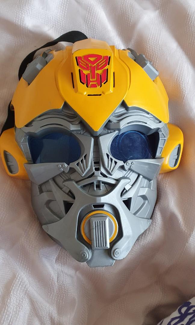 Transformers Bumblebee Voice Change Helmet Mask Bumble Bee Hasbro ...