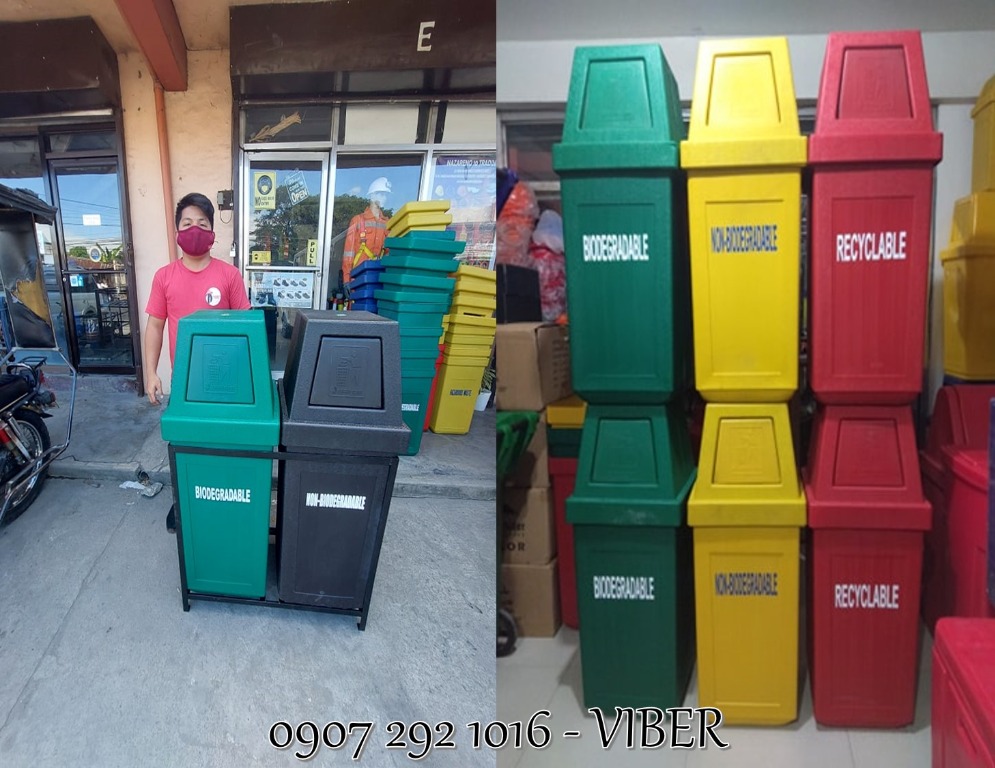 trash bin 142 Hooded bin king size, Furniture & Home Living, Cleaning ...